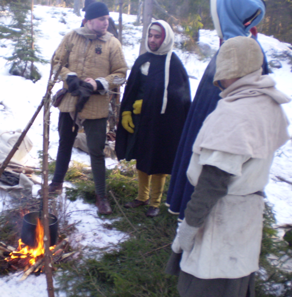 Warm, dry and happy. | Exploring the medieval hunt